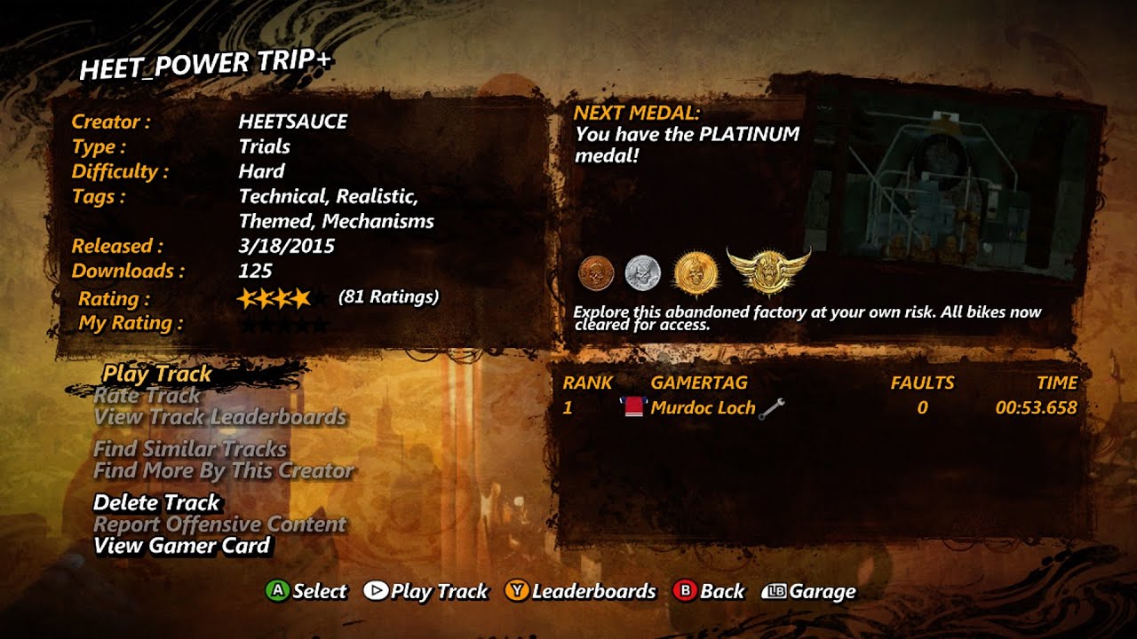 Trials Evolution - Power Trip+ 53.6 - YouTube