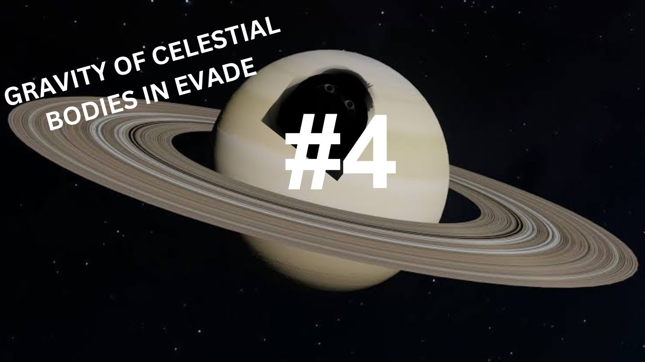 Representation of different gravities of celestial bodies in EVADE 🪐 ...