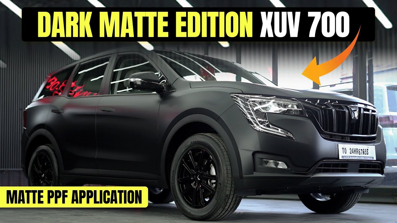 Presenting New Matte Dark Edition Of XUV700 | ETU Studio - YouTube