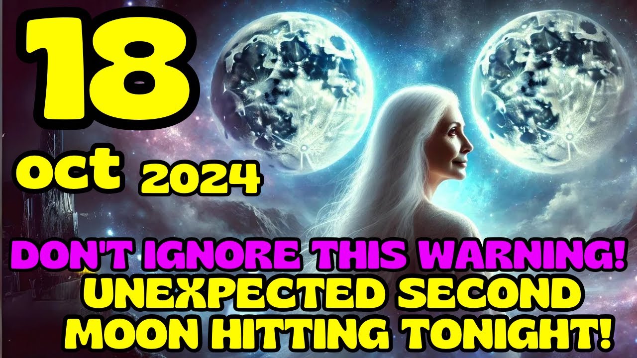 It’s on the way! October 18, 2024: The First Wave of the Second Moon ...