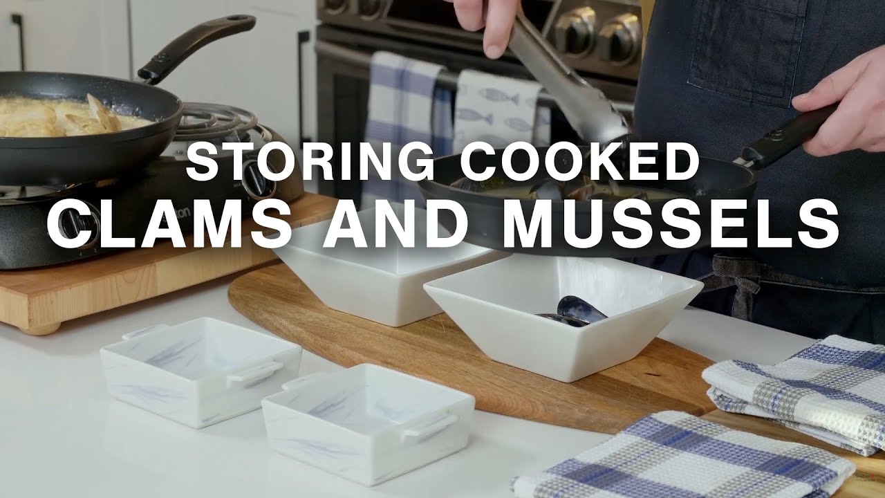 How to Store Cooked Clams and Mussels | Chef Jesse MacDonald - YouTube