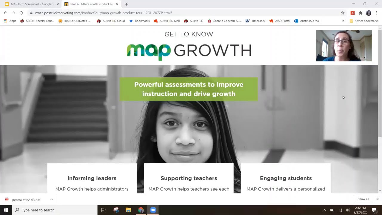 Completing the MAP Growth Assessment on an iPad - English - YouTube