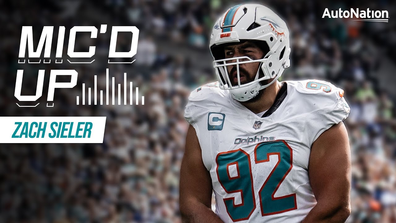 Zach Sieler mic'd up during Week 3 against the Seattle Seahawks | Miami ...