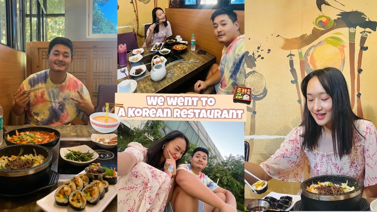 | Trying Korean food in Bengaluru, INDIA🍜 | Trying soju for the first ...