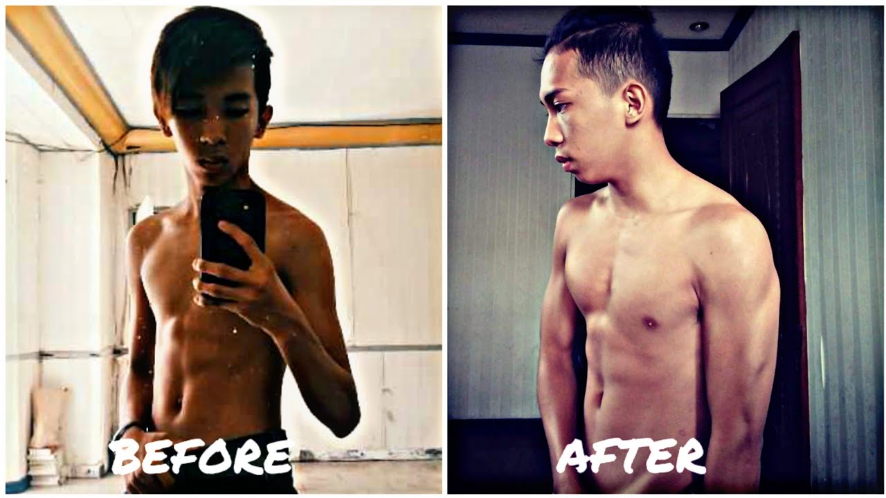 My 1 Year Body Transformation Skinny To Fit Jansen Lotilla Youtube