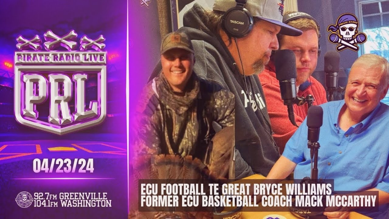 Pirate Radio Live 4/23/24 - Coach Mack, Wade Minter, Brandon Manning ...