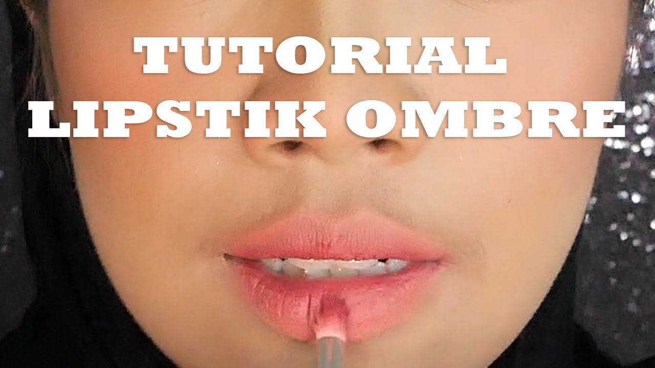 TUTORIAL LIPSTIK OMBRE - Mipmop - YouTube