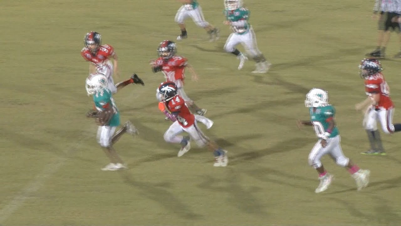 WCFL youth football highlights Week 4 2017 - YouTube