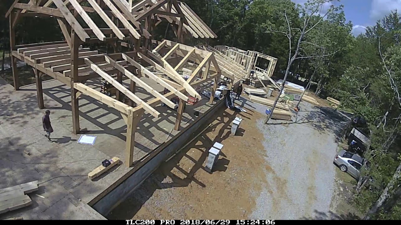 Saddle Ridge Rafters and Framing Timelapse YouTube - YouTube