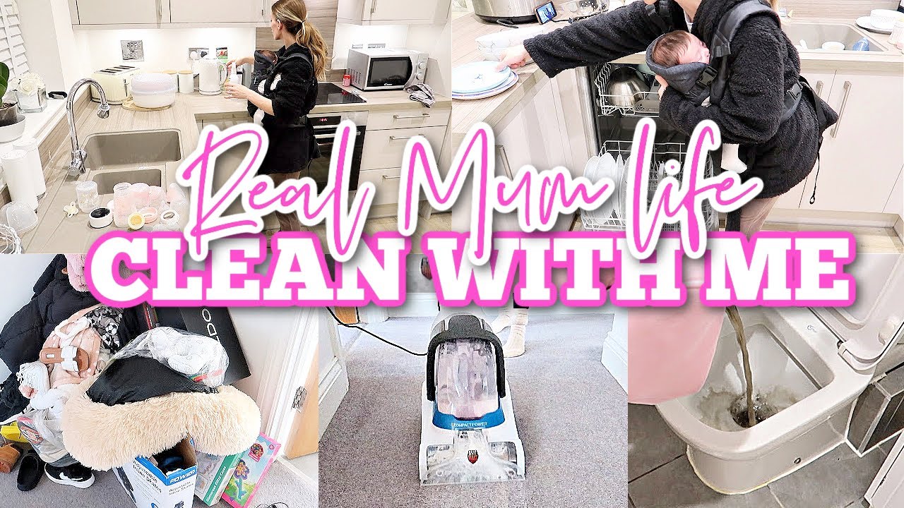REAL MUM/MOM LIFE CLEAN WITH ME / EXTREME SPEED CLEANING MOTIVATION ...