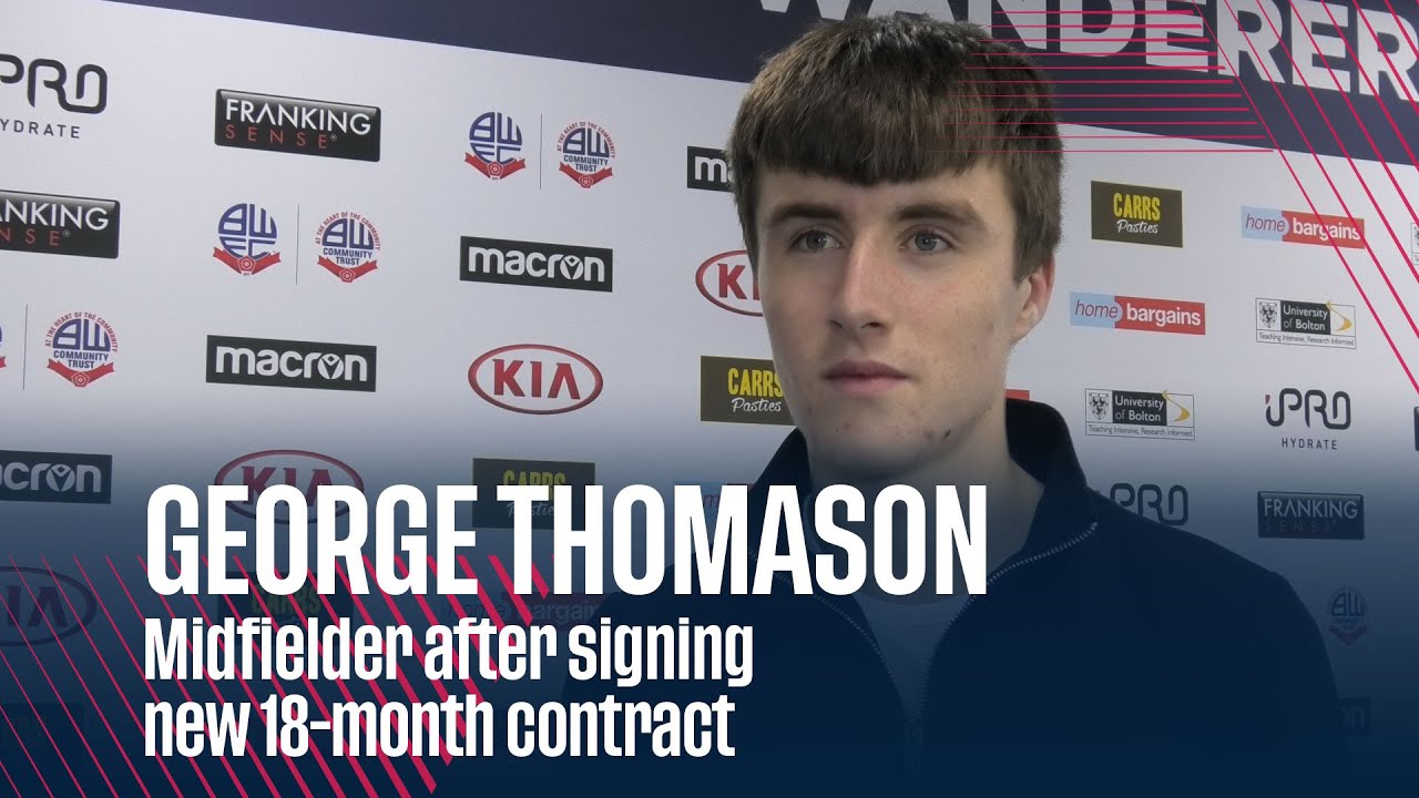 GEORGE THOMASON | Midfielder after signing new 18-month contract - YouTube