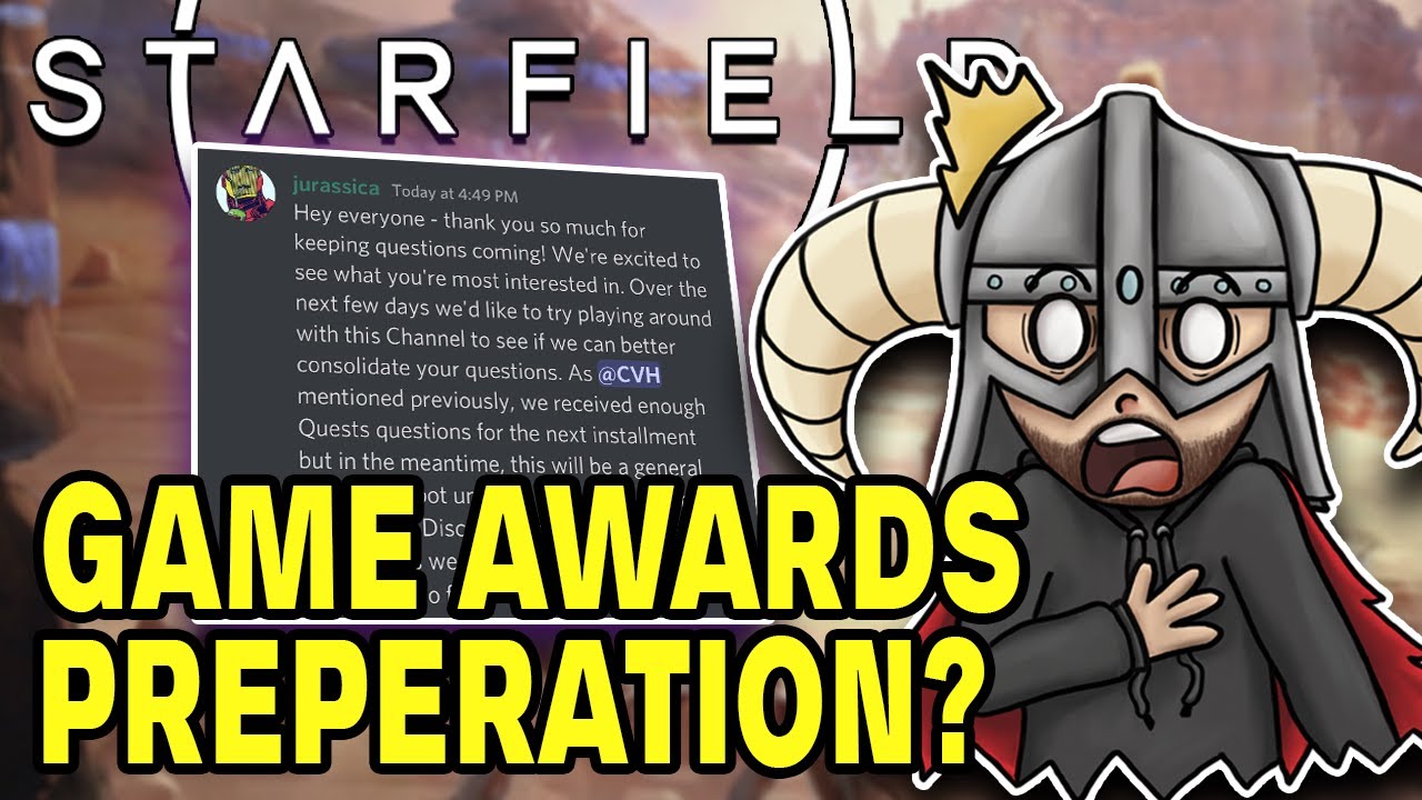 Starfield New Quest Details SOON And Game Awards Prep!? - YouTube