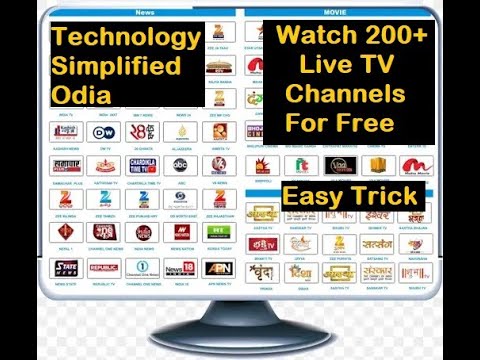 Learn How Watch Live TV Channels For Free | Easily Explained In Odia ...