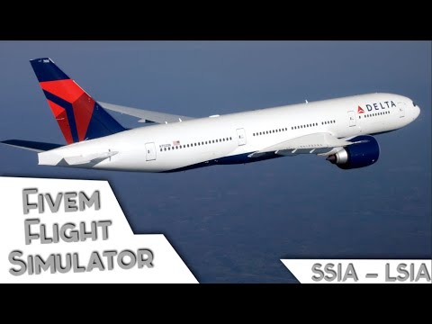 Long Round Trip LSIA ️SSIA - FiveM Flight Simulator - OfficerRedDog ...