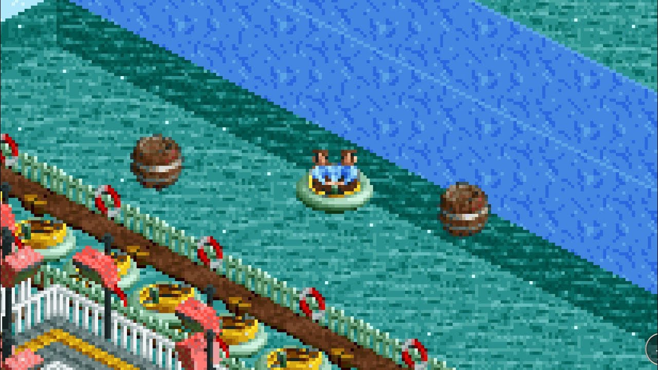 My best tips for building boat hires - #rctclassic Water Park - #rct2 # ...