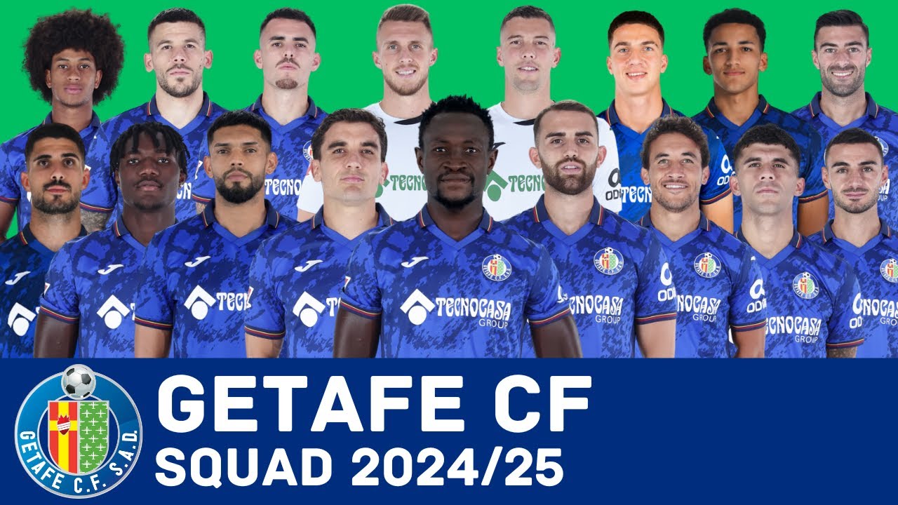 GETAFE CF Full Squad For Season 2024/25 | Getafe | FootWorld - YouTube