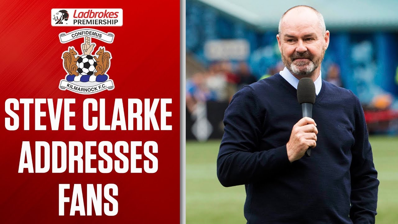 Steve Clarke Gives Emotional Speech to Killie Fans! | Kilmarnock 2-1 ...
