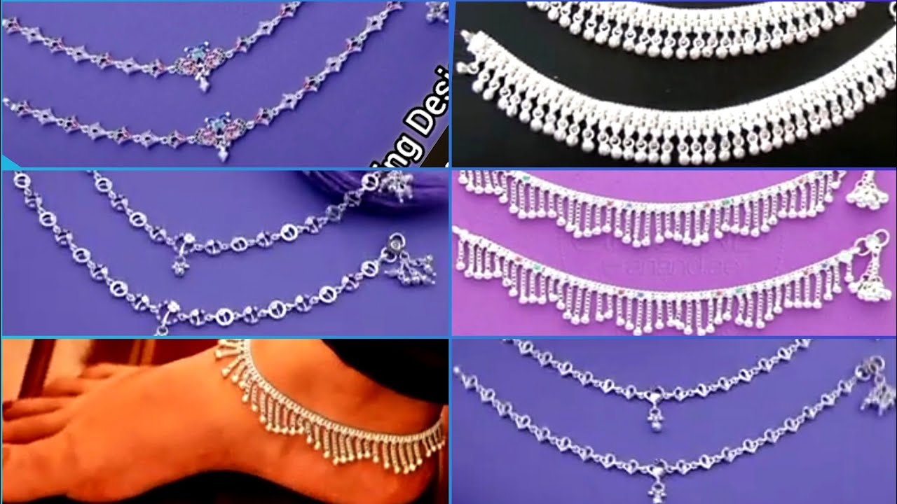 ২০২৬ এর নতুন দারুন কিছু রূপার নুপূরের ডিজাইন/Trending stylist silver ...