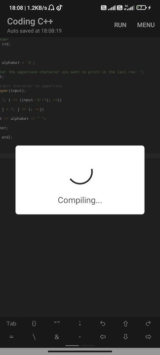Half pyramid of alphabet program in c++ programming 👍👍 #coding #trending #shorts - YouTube