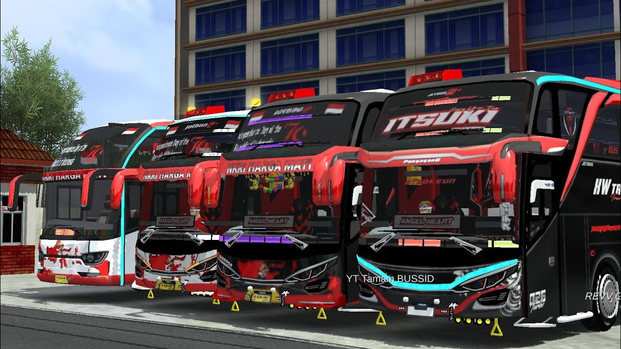 LIVE BUSSID, TES BUS TETBARU - YouTube