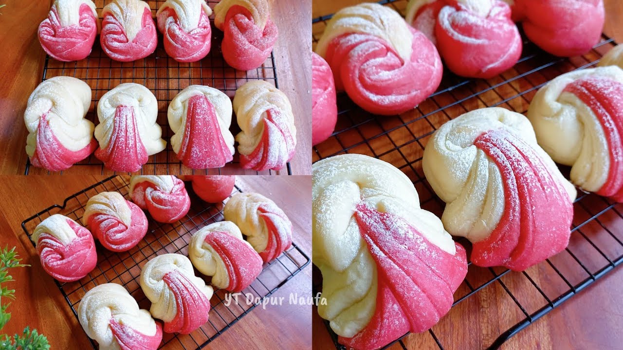 Roti Merah Putih | Roti Manis yang cantik dan unik bentuknya! - YouTube