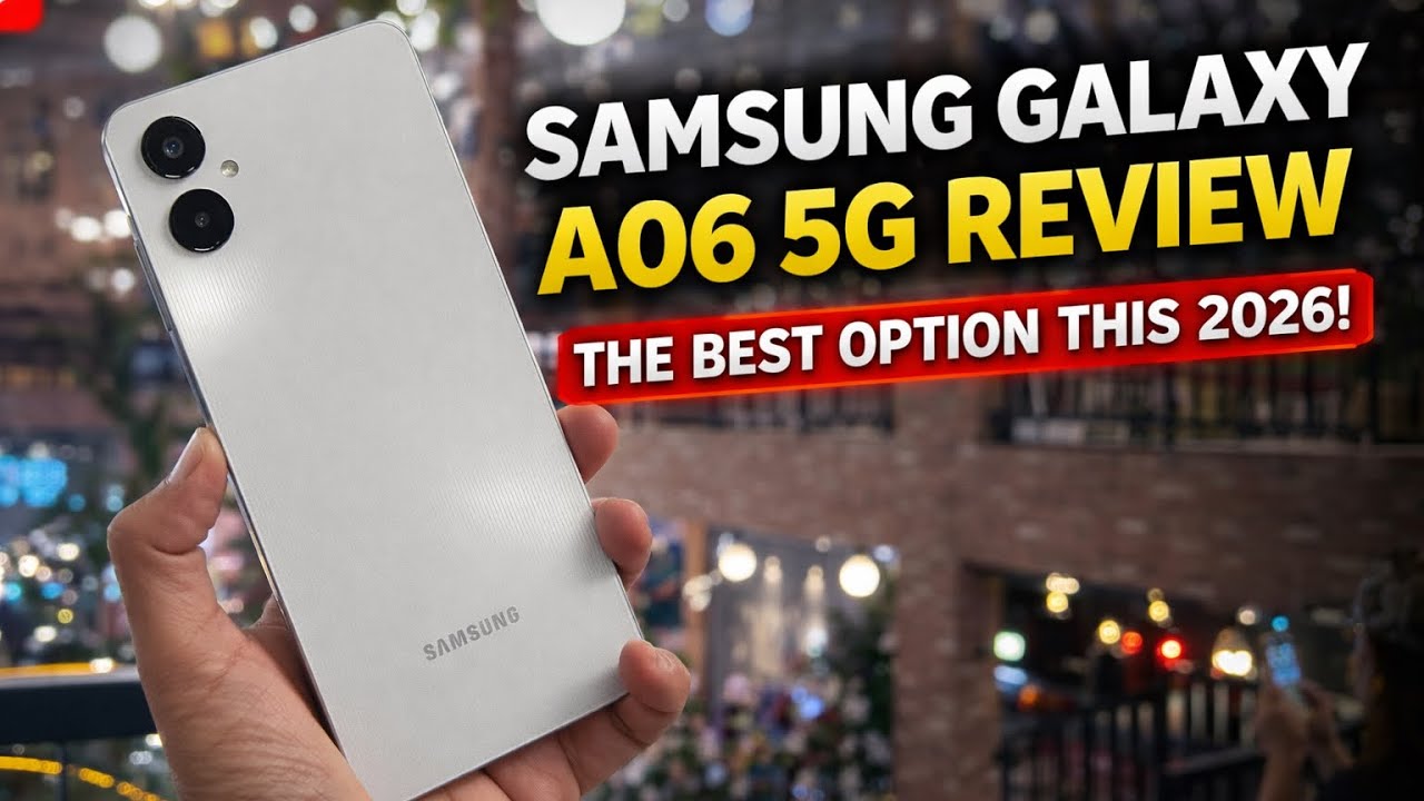 SAMSUNG GALAXY A06 5G THE BEST OPTION TO BUY THIS 2026! - YouTube