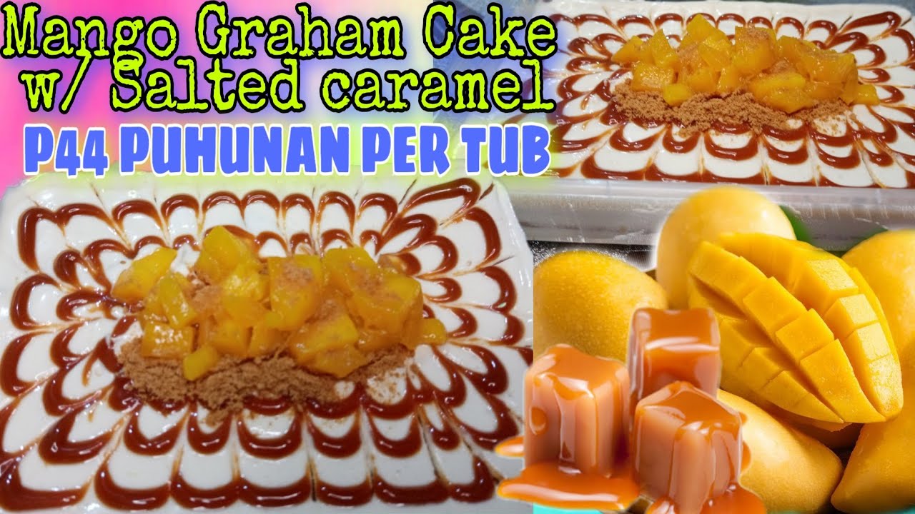Mango Graham with salted caramel syrup | graham | caramel | Mommy ...