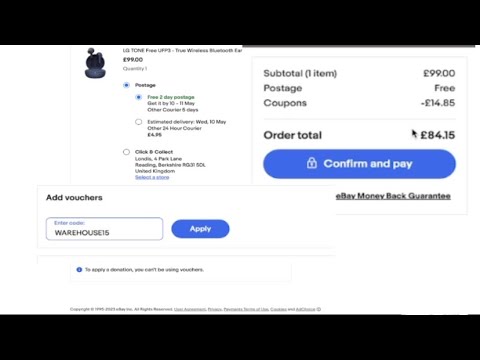 How to Use a Voucher/Coupon on Ebay - YouTube