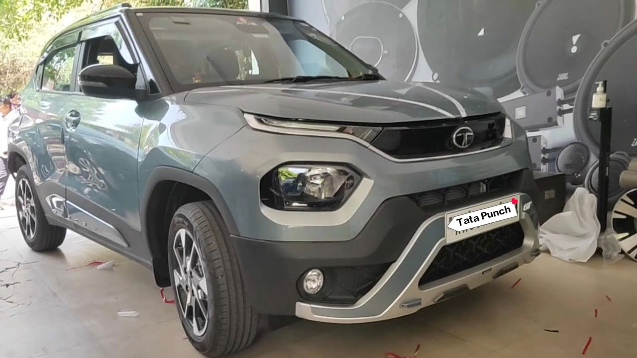 Tata Punch Tropical Mist upgraded with M-Tek GT Sportz 360° Body Kit ...