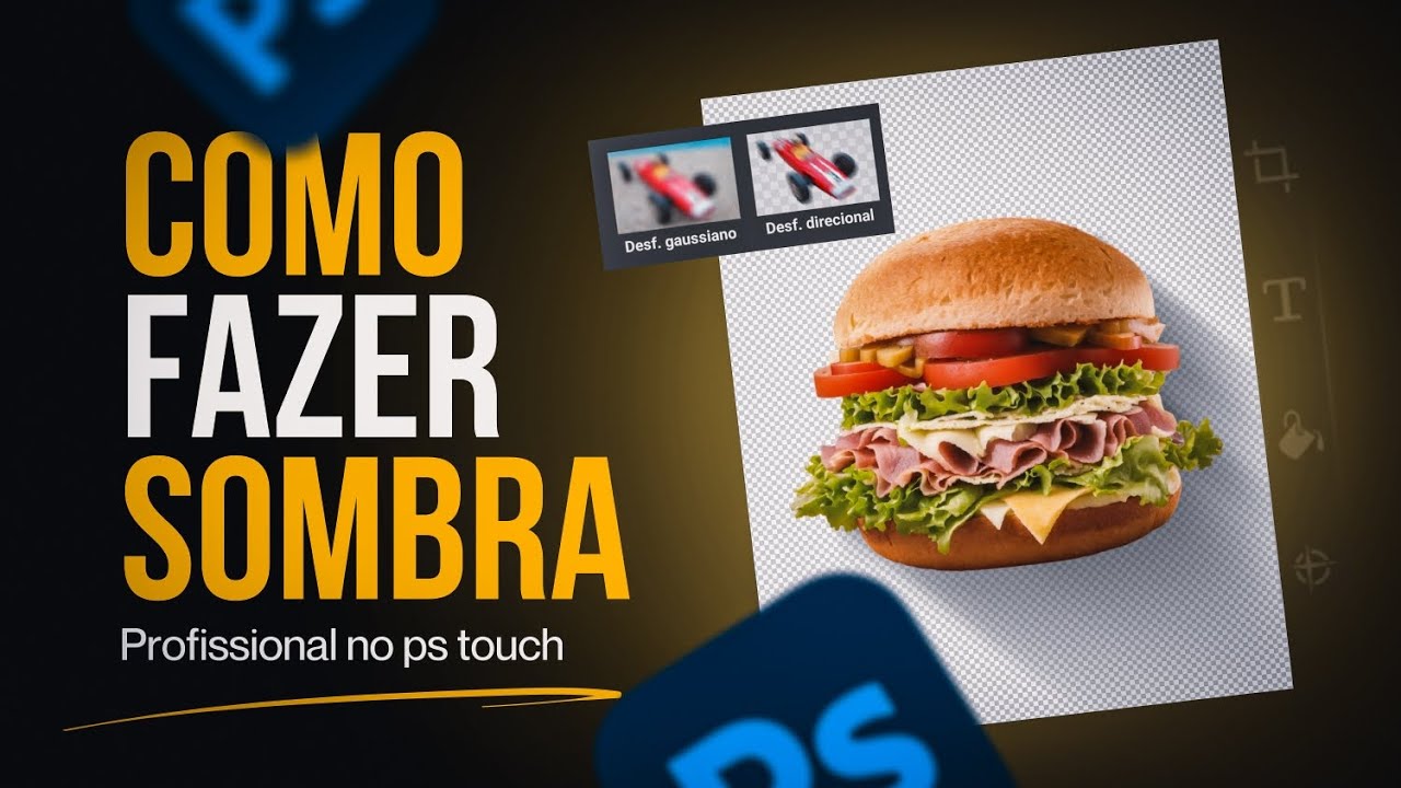 TUTORIAL ÉPICO como fazer SOMBRA REALISTA em 3 Minutos NO PS TOUCH! - YouTube