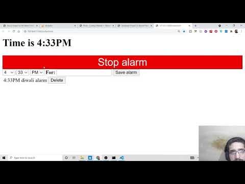 Vue.js Project to Set Alarm Clock Time With Custom Message Sound in Browser Using HTML5 ...