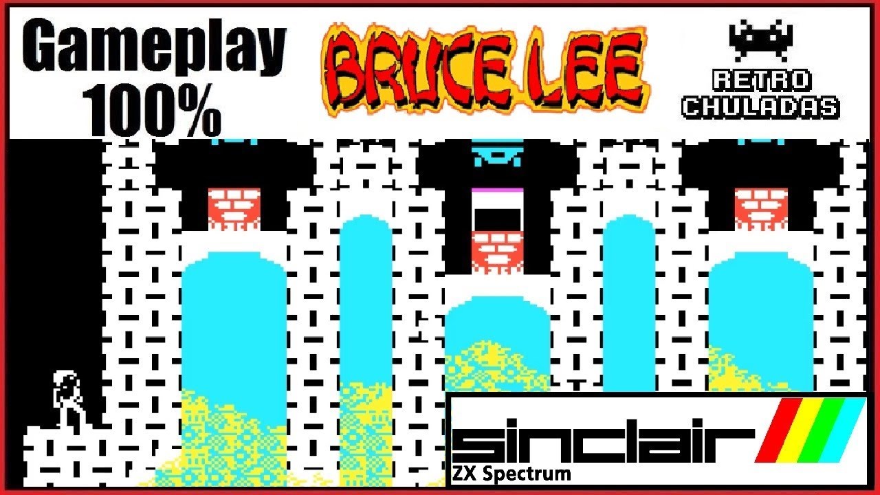 Bruce Lee 🥋 Jugando al Spectrum 🌈 Gameplay completo | Bruce Lee ...