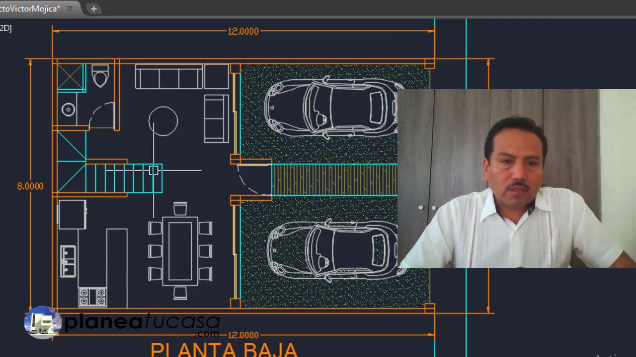 Plano De Sala Comedor Con Medidas Para Tu Casa - YouTube
