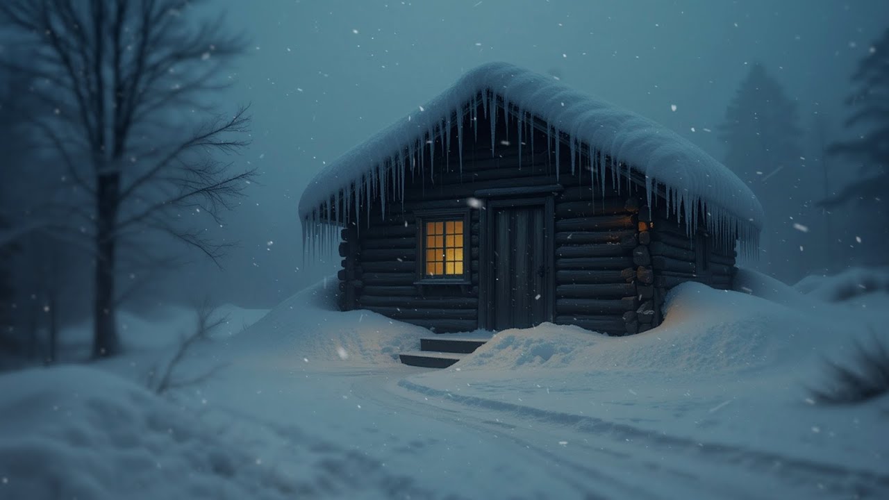 99% Sleep Well With Winter Storm┇Winter Snow Storm Sounds For Relax ...