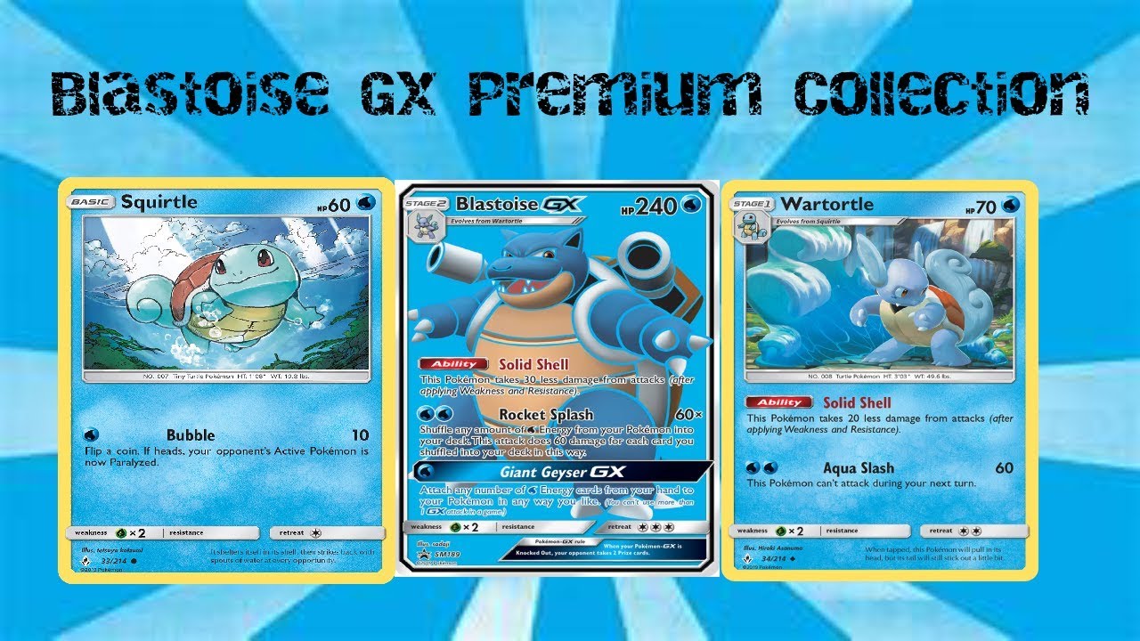 Blastoise GX Box opening! - YouTube