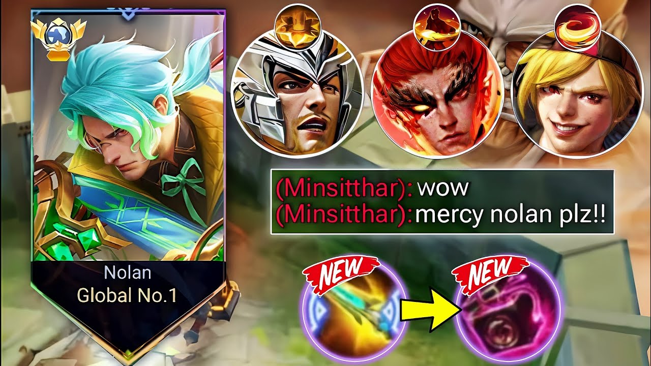 FINALLY! NOLAN BEST ONE SHOT BUILD IS HERE!!(unkillable build) - YouTube