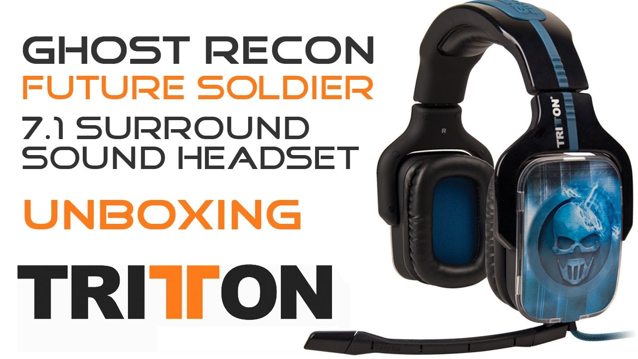 Tritton - Ghost Recon Future Soldier 7.1 Surround Headset UNBOXING ...