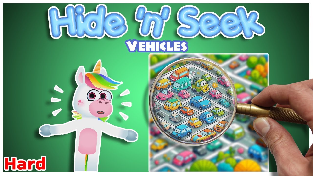 Hidden Vehicles, Can You Spot Them? Interactive Hide & Seek Game ...