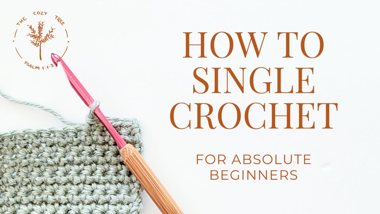 How to Single Crochet | Lesson 3 - Crochet Basics for Absolute ...