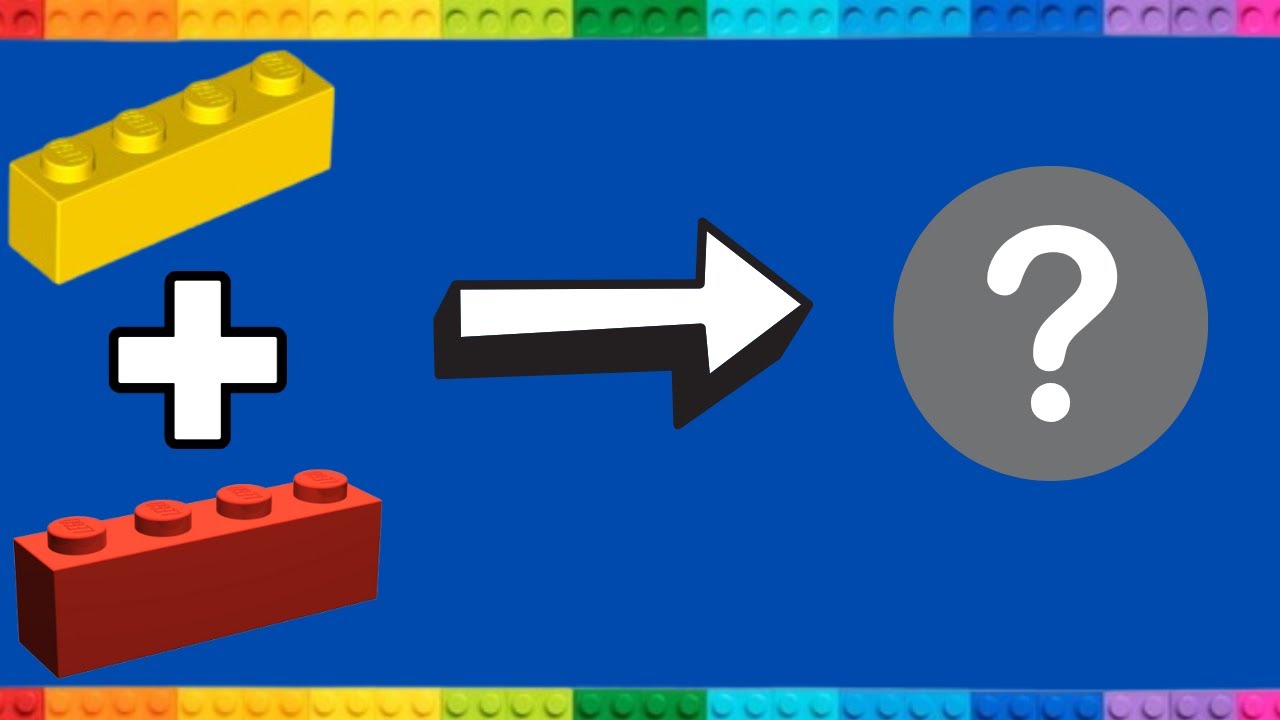 Different Ways To Combine Lego Pieces - YouTube
