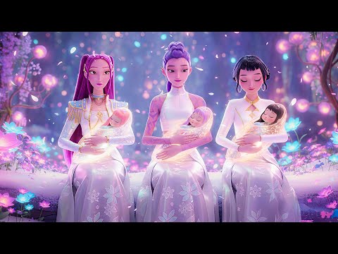 Sleep Instantly Tonight | Rumi, Zoey & Mira Huntrix Relaxing Music for Peaceful Dreams 🌙