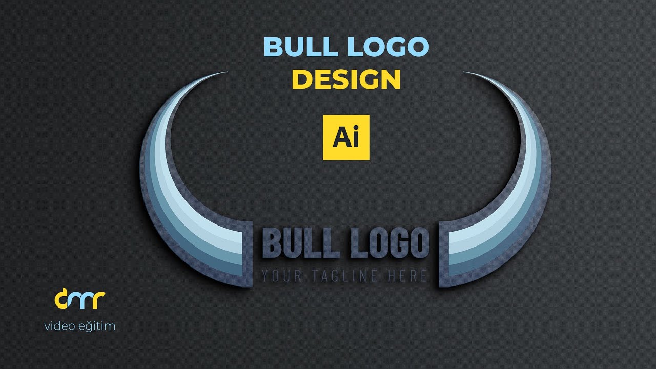 Basit Logo Tasarımı Nasıl Yapılır? | illustrator logo - YouTube