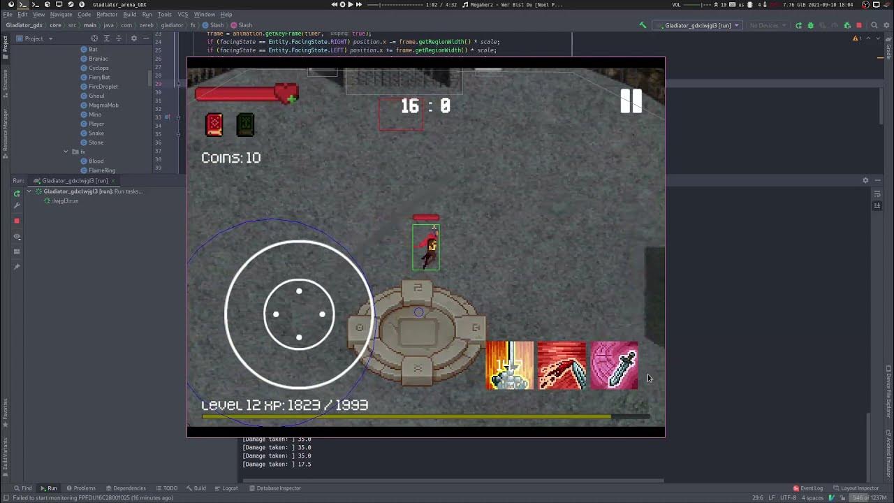 Java libgdx android game (update) - YouTube