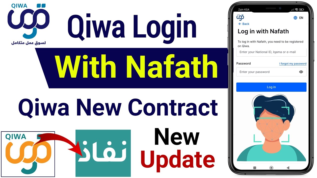 Qiwa login with nafath | Qiwa contract check 2024 | Qiwa registration ...