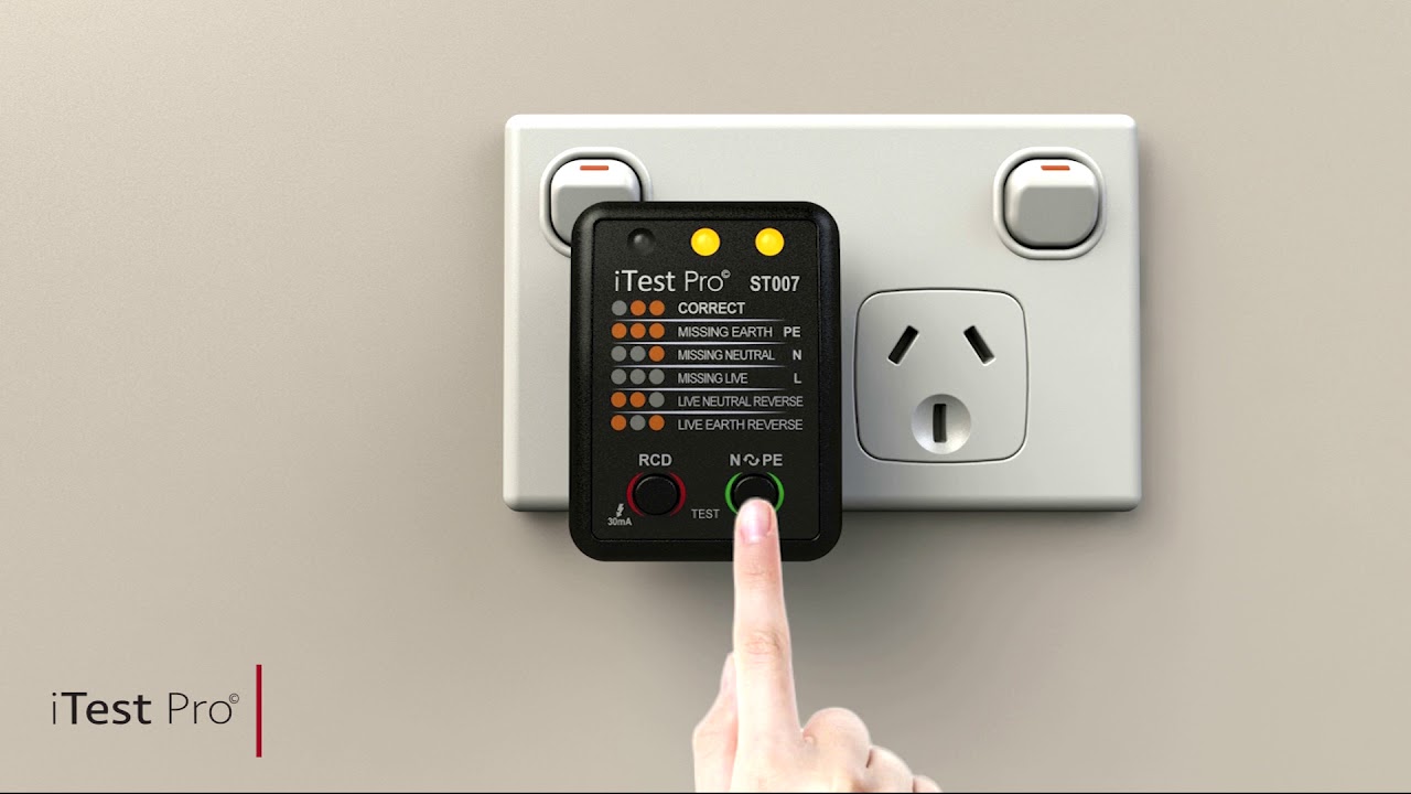 socket tester ST007 Australia socket - YouTube