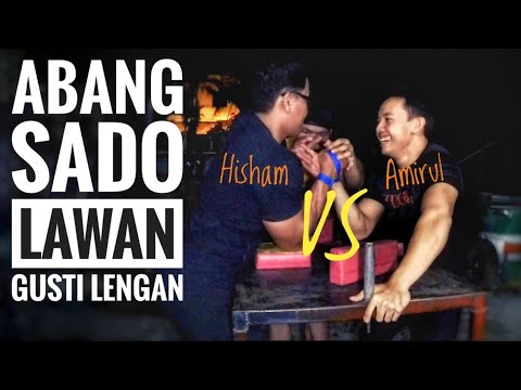 Gusti lengan Hisham lawan Amirul, 5 round friendly supermatch - YouTube