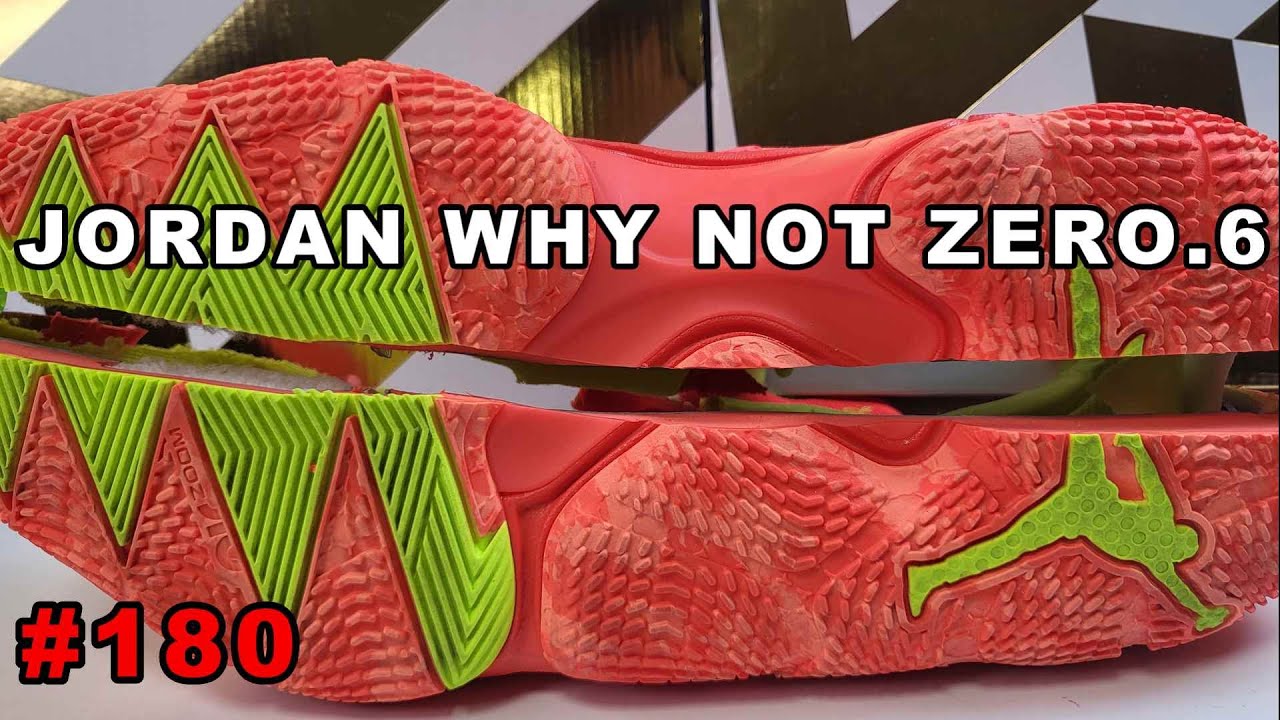 조던 와이낫 6 착용, 분해 리뷰 - 여러모로 장점도 많고 가능성이 보여 더욱 아쉬웠던 신발 (JORDAN WHY NOT ...