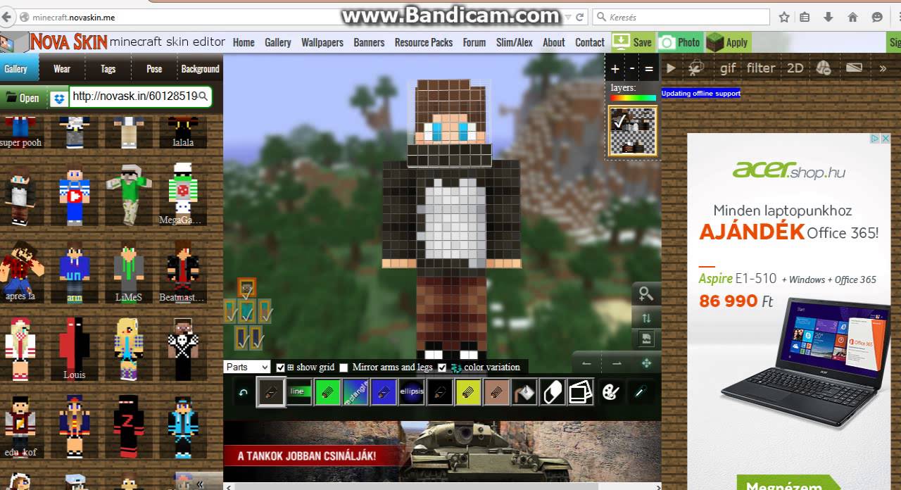 Mester Mc skin készítés - YouTube