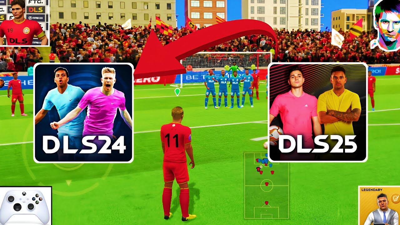 DLS 25 vs DLS 24 🔥FULL COMPARISON | Dream League Soccer 2025 | DLS 25 FULL REVIEW |DLS 25 UPDATE ...
