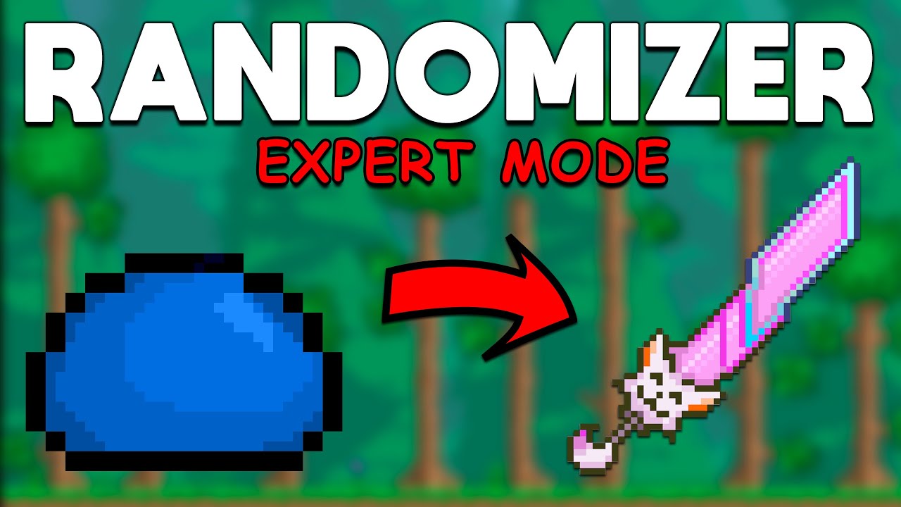 Terraria Randomizer, but in Expert Mode - YouTube